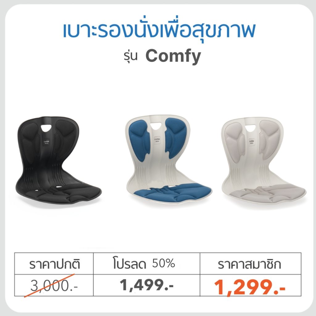 Curble เบาะรองนั่ง รุ่น Comfy - Curblethailand.com
